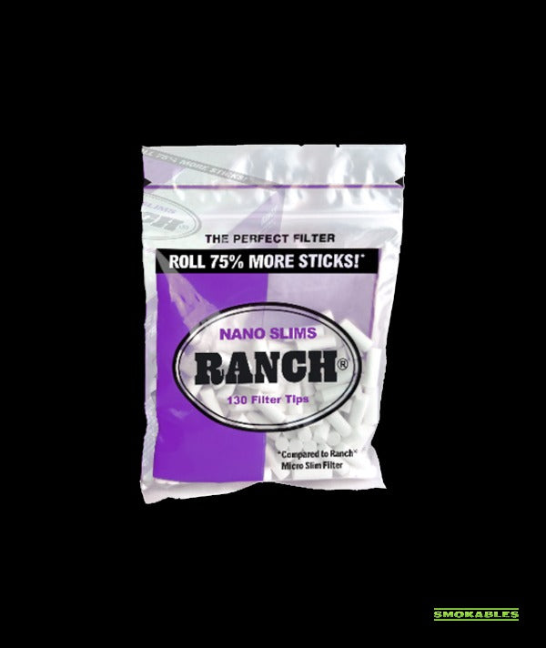 Ranch Nano Slims 130 Filter Tips – Smokables