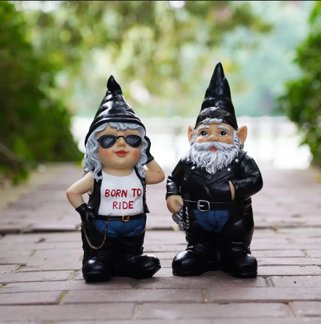 Born to Ride | Ceramic Biker Gnomes – Smokables